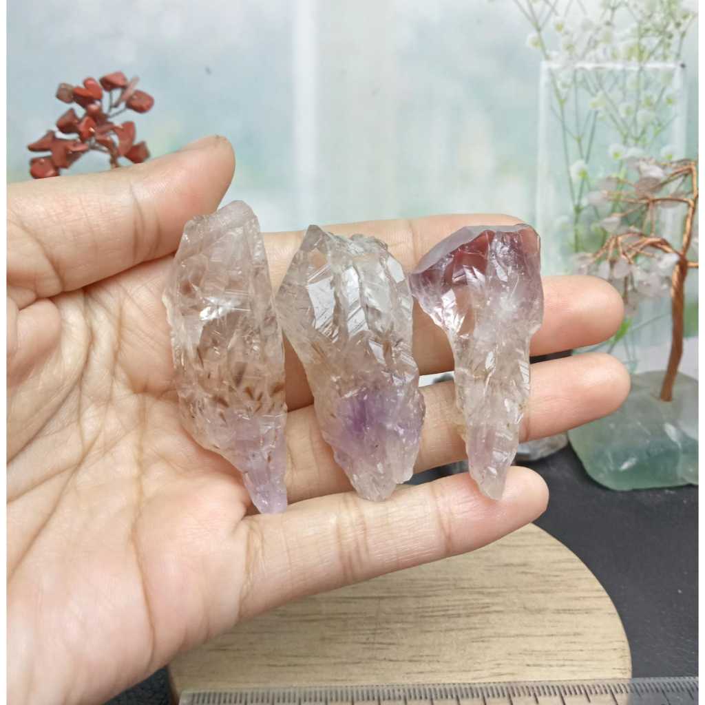 Jual Natural Pointer Amethyst Lylac Hair Tooth (8) | Shopee Indonesia