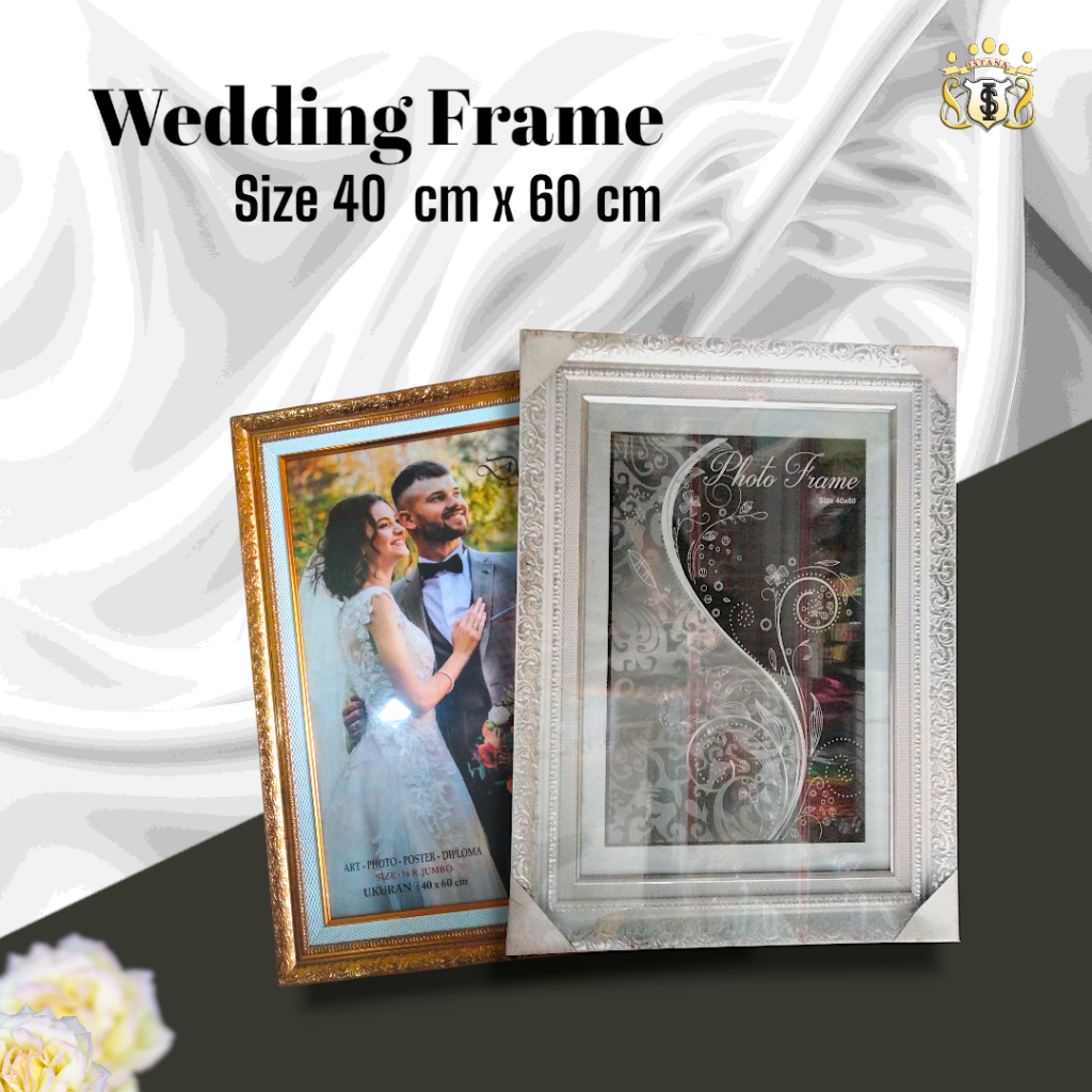 Jual [40 cm x 60 cm] Bingkai Foto Dinding / Wedding Frame/ Frame wall ...