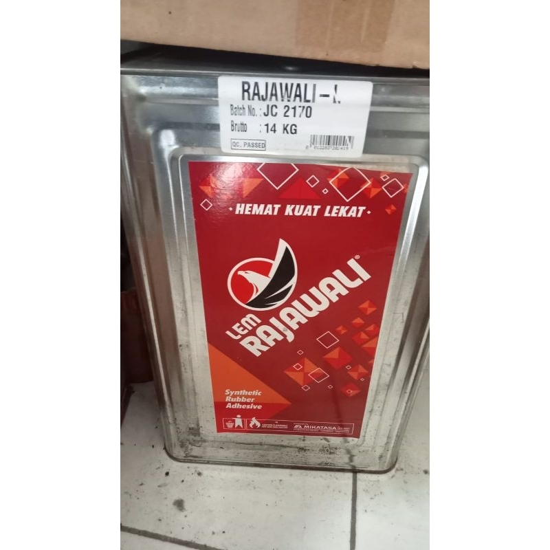 Jual LEM RESIN LEM KUNING CAP RAJAWALI LEM KALENG BLEK 14 KG LEM KULIT ...