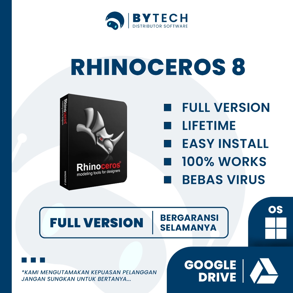Jual Rhinoceros 8 / Rhino 3D | Windows | Shopee Indonesia