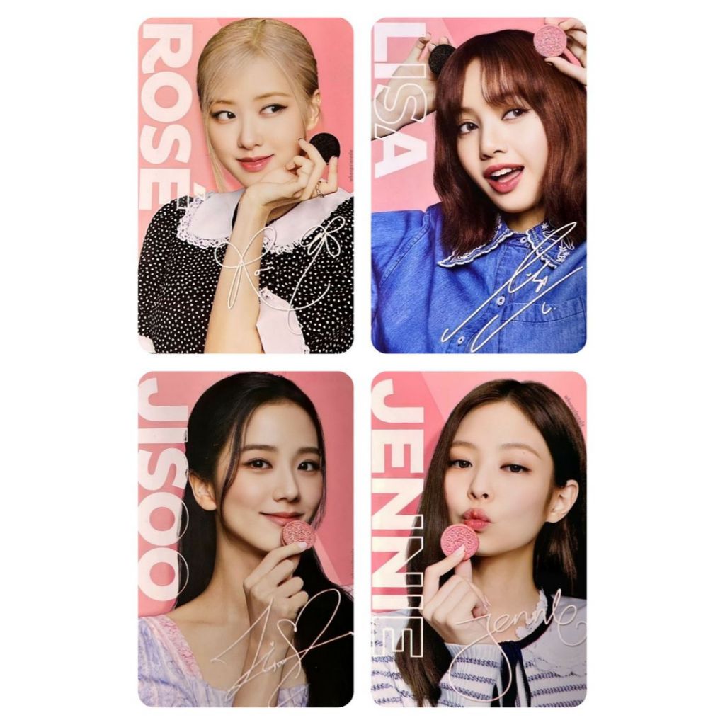 Jual PHOTOCARD BLACKPINK X OREO [BACA DESKRIPSI] | Shopee Indonesia