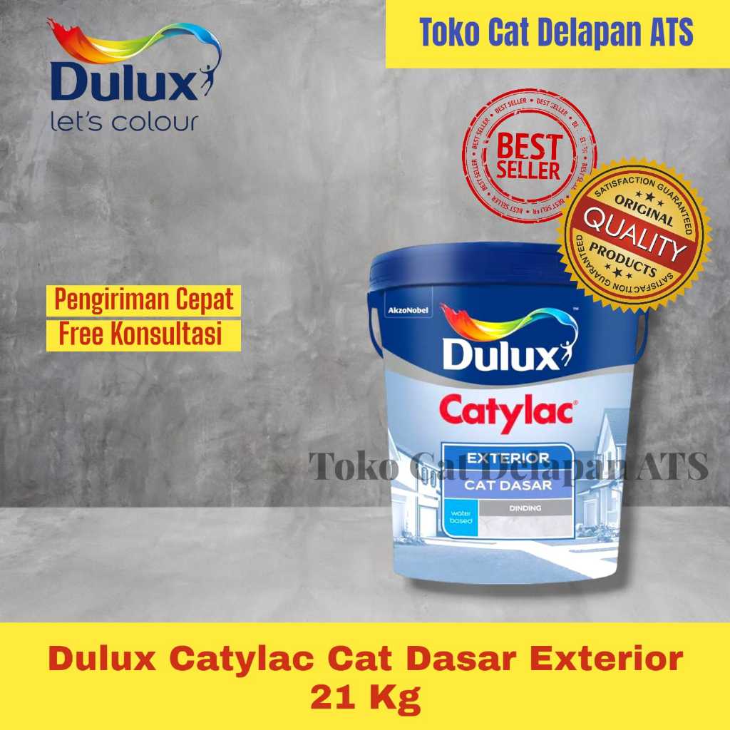 Jual Cat Tembok Dulux Catylac Cat Dasar Eksterior 21kg - Cat Tembok ...