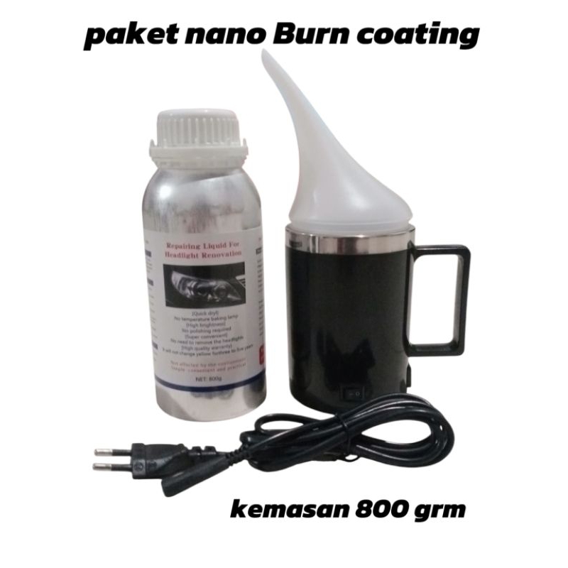Jual paket nano Burn coating headleam,nano burn coating kemasan 800grm ...
