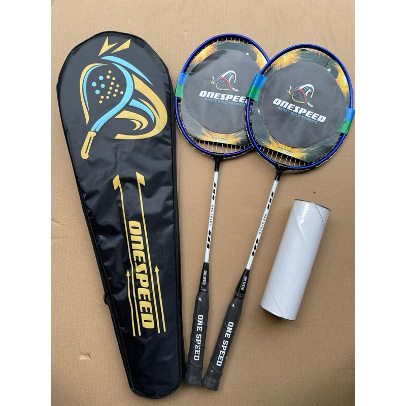 Jual Raket Original Onespeed Local TERBARU 1 Set 2 Raket 1 Tas 3 ...