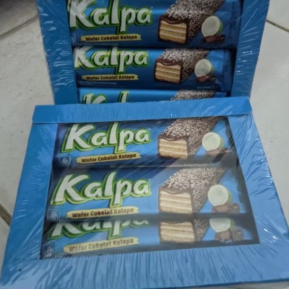 Jual KALPA Wafer Cokelat Kelapa 264g (12 bungkus @ 22g) | Shopee Indonesia