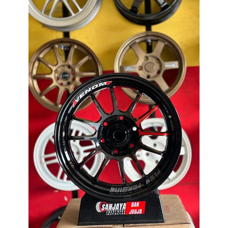 Jual Velg Venom Flow Forming R18 Lebar 9 kondisi baru | Shopee Indonesia
