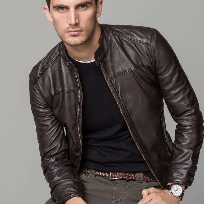 Jual jaket kulit asli domba-jaket kulit pria original 100% kulit domba ...