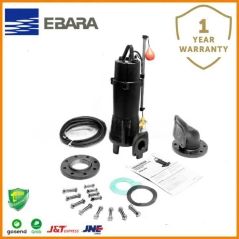 Jual Pompa Ebara 80DVSA53.7.3,7 Kw 380V Pompa Celup Air Kotor Submersible | Shopee Indonesia