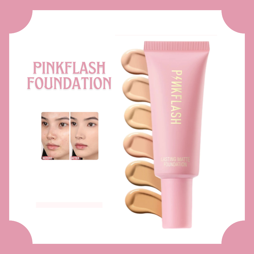 Jual Pinkflash Lasting Matte Foundation | Shopee Indonesia