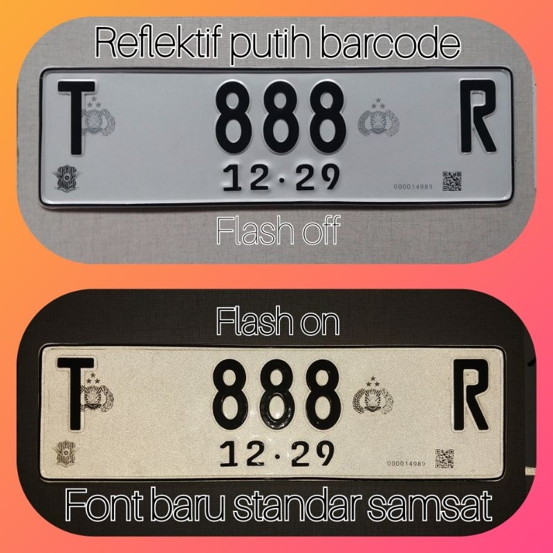 Jual PLAT/MOBIL/REFLEKTIFPUTIH/BARCODE/PLATMOBIL/PLATNYALA/PLATTIMBUL ...
