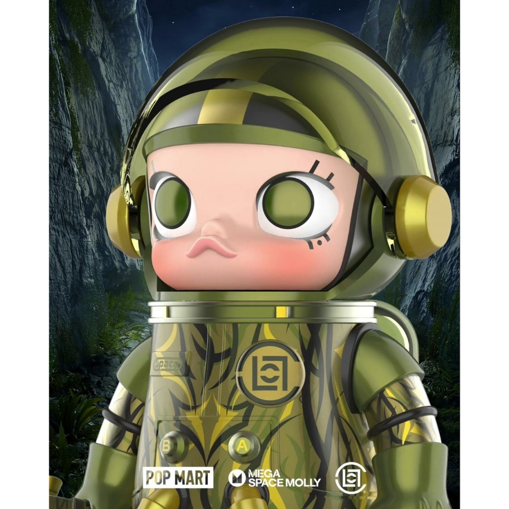 Jual Pop Mart Popmart Mega Space Molly Clot 100 % Olive Alienegra ...