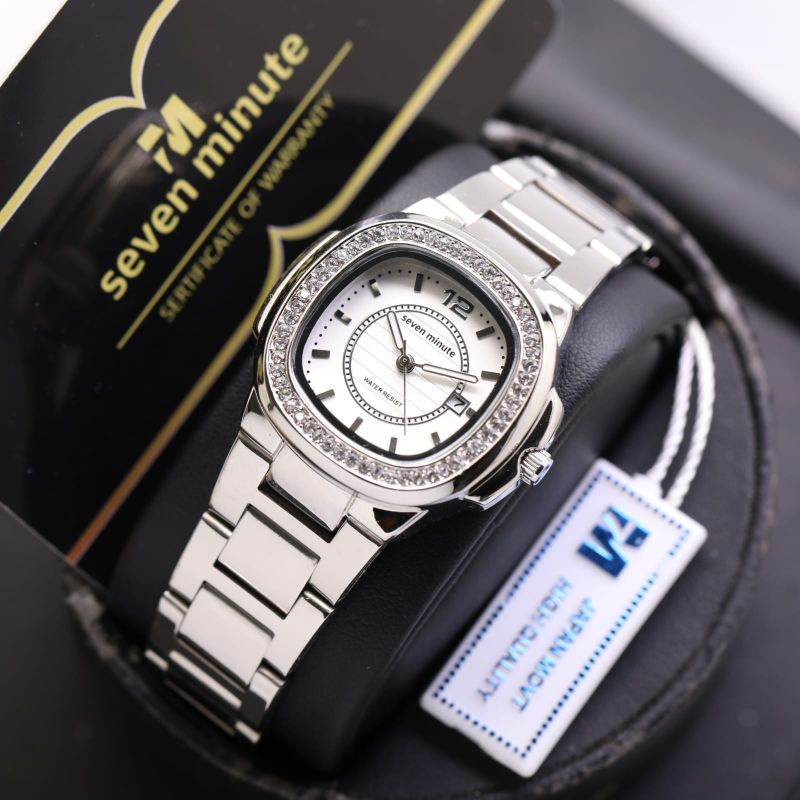 Jual Jam Tangan Wanita Seven Minute M776 Model Terbaru Oval Tali Rantai ...