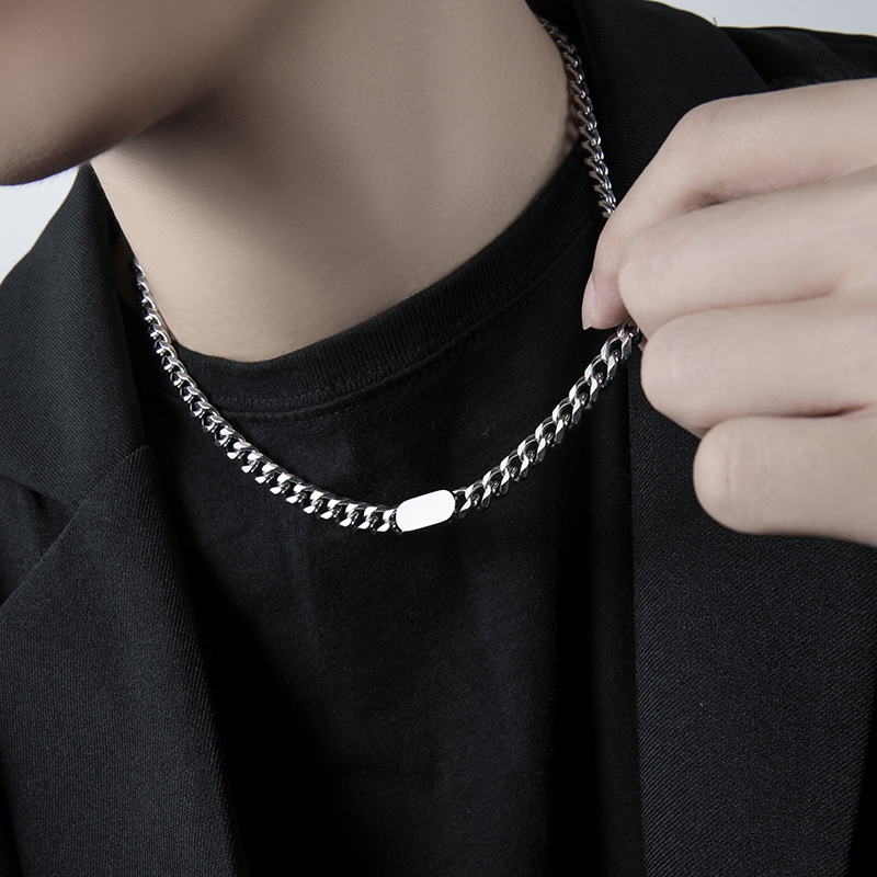 Jual KALUNG TITANIUM PRIA MODEL RANTAI HIPHOP TERBARU ANTI KARAT KALUNG ...