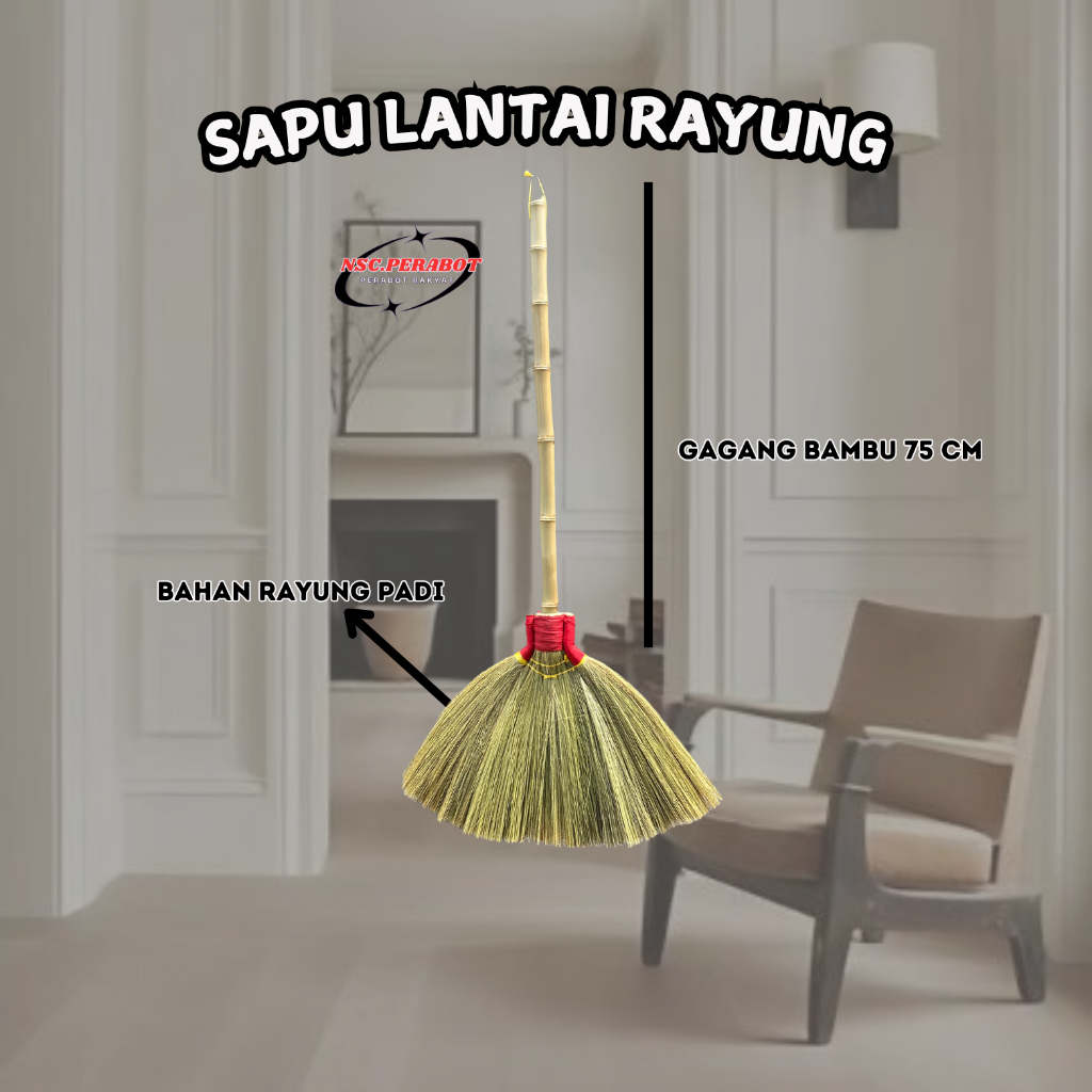 Jual Sapu Lantai/ Sapu Ijuk Rayung EAGLE BROOM/ Sapu Kipas/ Eagle ...