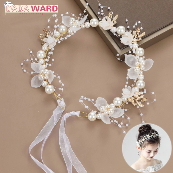 Jual Headpiece Bunga Mutiara Princess Putih Mahkota Mutiara Aksesoris ...