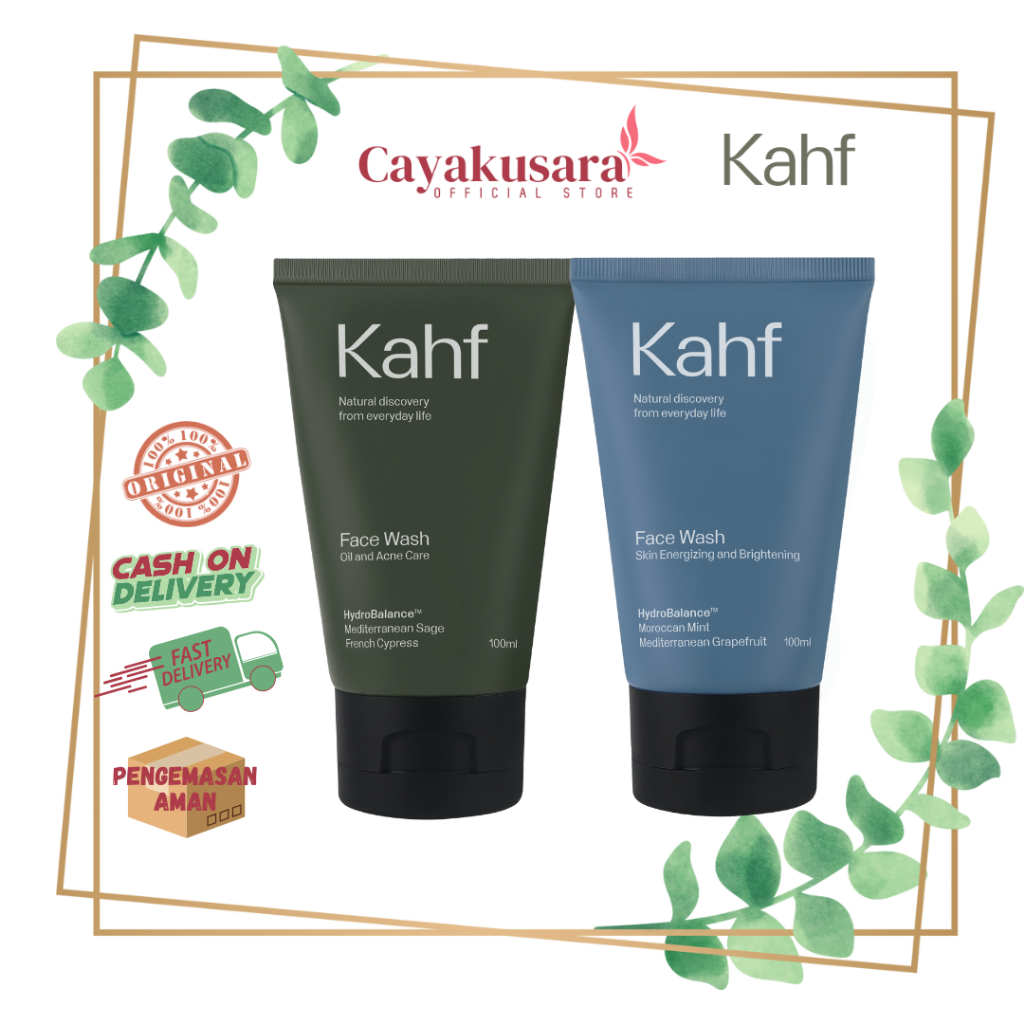 Jual Kahf Complete Acne Care & Brightening Face Wash Pack 100 ml x 2 ...