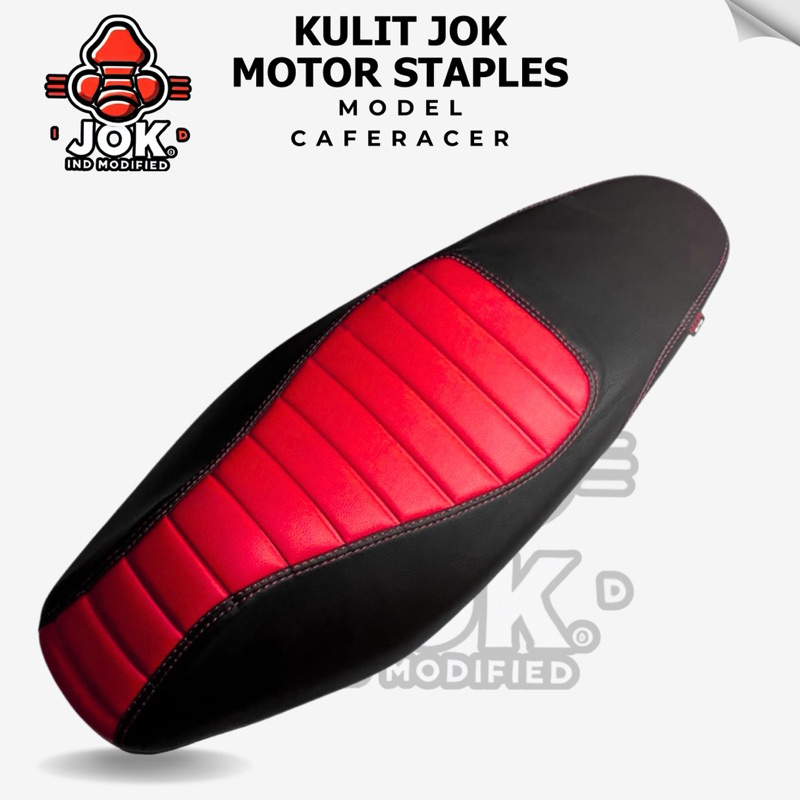 Jual kulit/cover jok motor model CAFERACER kulit jok sarung jok cover ...