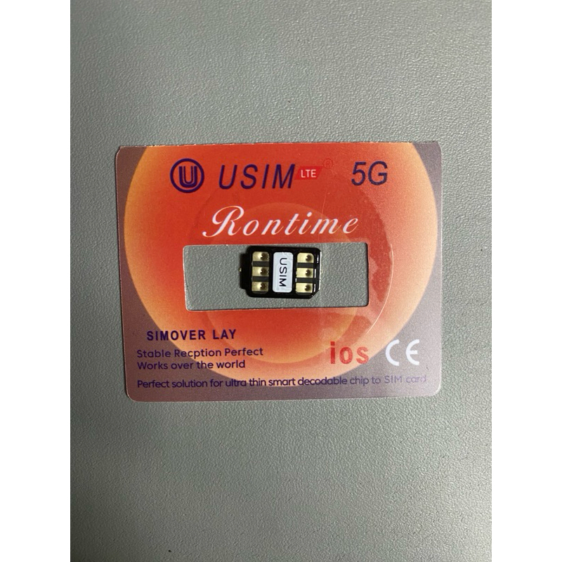 Jual Sim Sticker/RSIM iPhone USIM 5G Support New IOS 26 For iPhone Sim ...