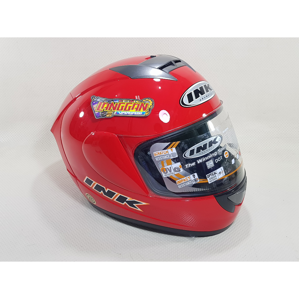 Jual Helm Full Face INK CL Max CLMax Solid Gun Metal size M | Shopee ...