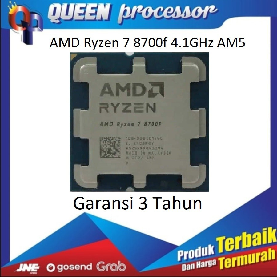 Jual PROCESSOR AMD RYZEN 7 8700F 4.1 GHZ SOCKET AM5 TRAY | Shopee Indonesia