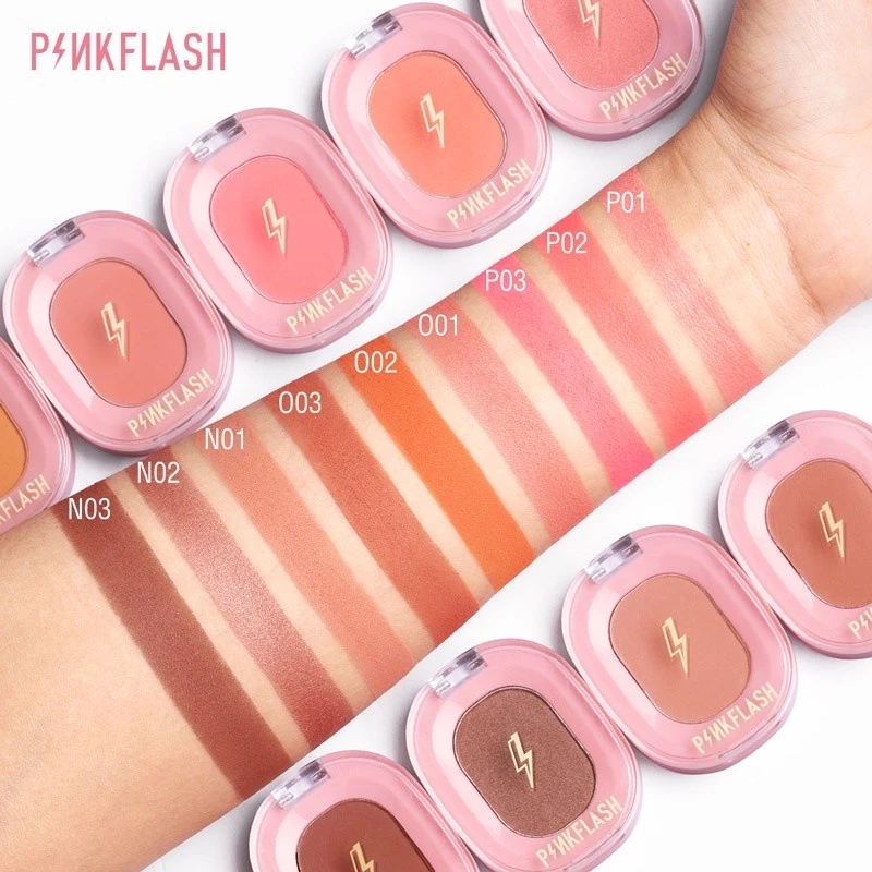 Jual PINKFLASH Soft Pigment Blush On Flawless Natural Blush PINK FLASH ...