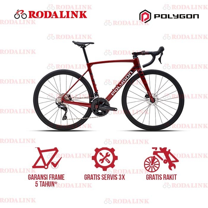 Jual Polygon Sepeda Balap Road Strattos S7 Disc | Carbon Road Bike ...