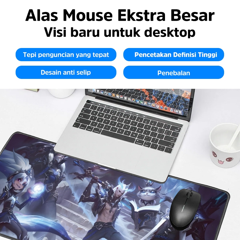 Jual Bikinlaku Mouse Pad Gaming Big Size Anti Selip Mousepad Deskmat ...