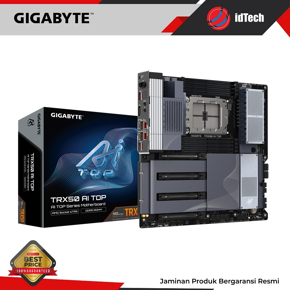 Jual Gigabyte Motherboard AMD TRX50 AI TOP Socket sTR5 8 x DDR5 E-ATX ...