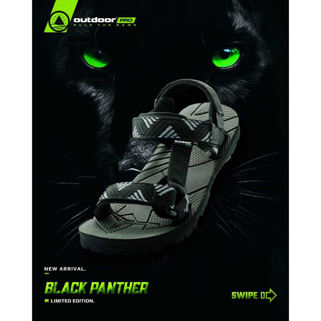 Jual OUTDOOR PRO SANDAL GUNUNG PRIA BLACK PANTHER TX | Shopee Indonesia