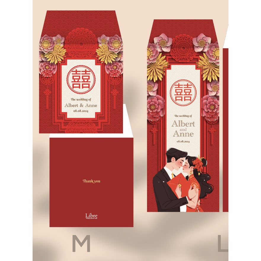 Jual ANGBAO sangjit wedding nikah - WS Custom Ang Bao angpao ang pao ...