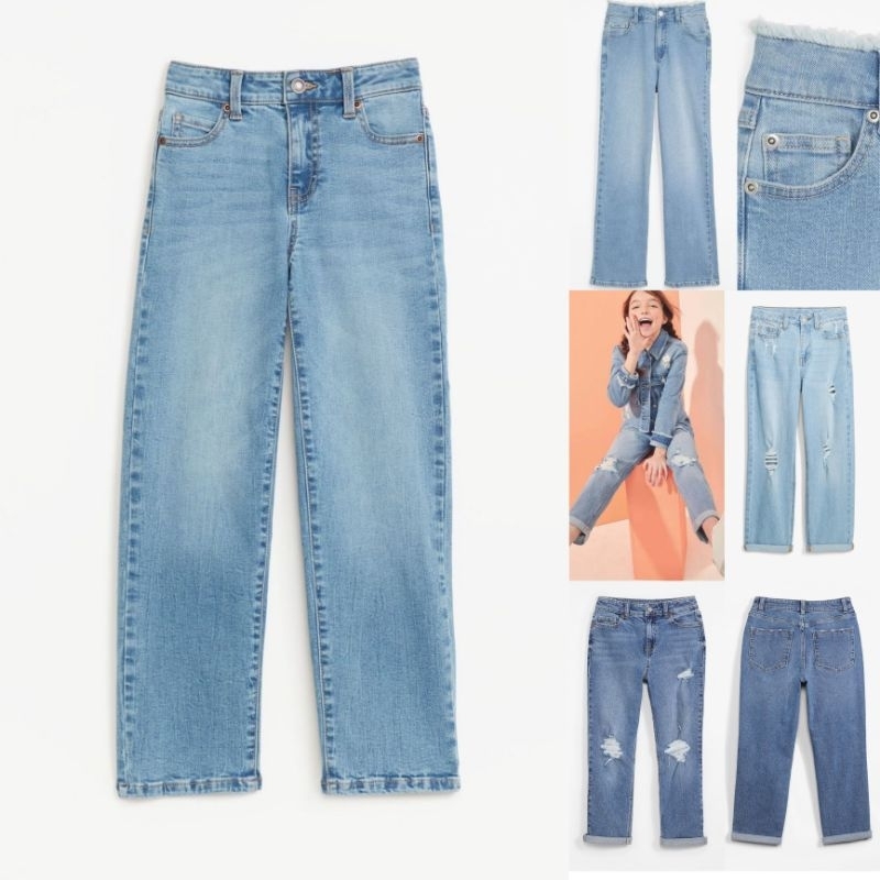 Jual celana jeans anak perempuan evsie | Shopee Indonesia