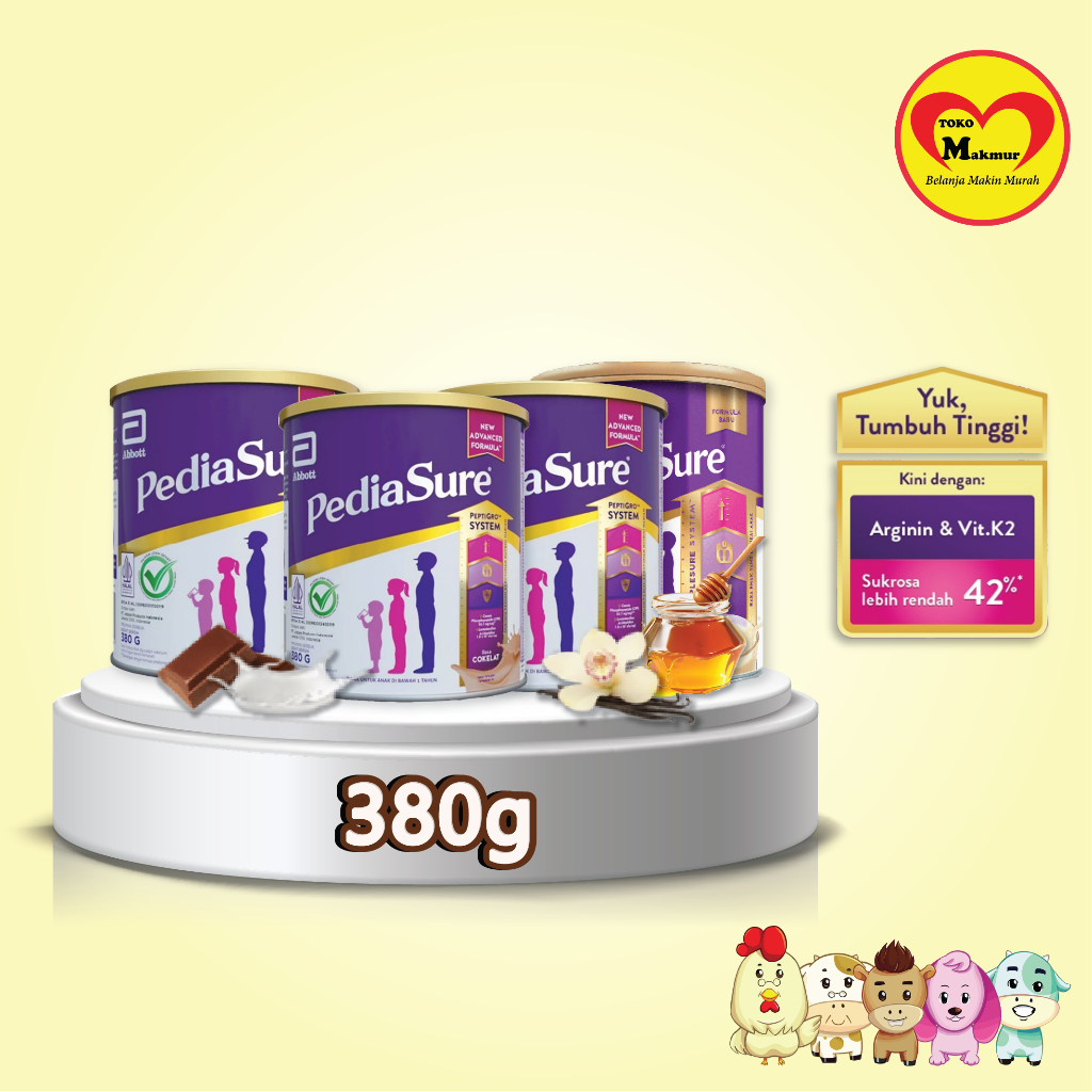 Jual Pediasure Triplesure Vanila / Madu / Coklat / Classic Milky 380gr / Toko Makmur Pondok Jati ...