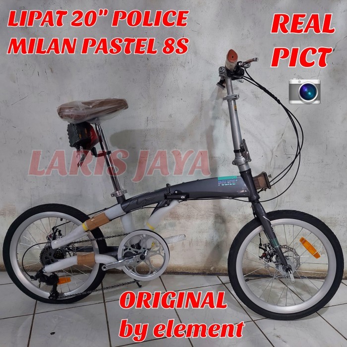 Jual Sepeda lipat 20 inch ELEMENT POLICE MILAN PASTEL COLOR LIPAT ...