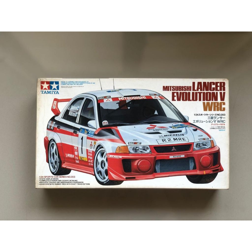 Jual Tamiya 1/24 Mitsubishi Lancer Evolution V WRC Model Kit - Tamiya ...