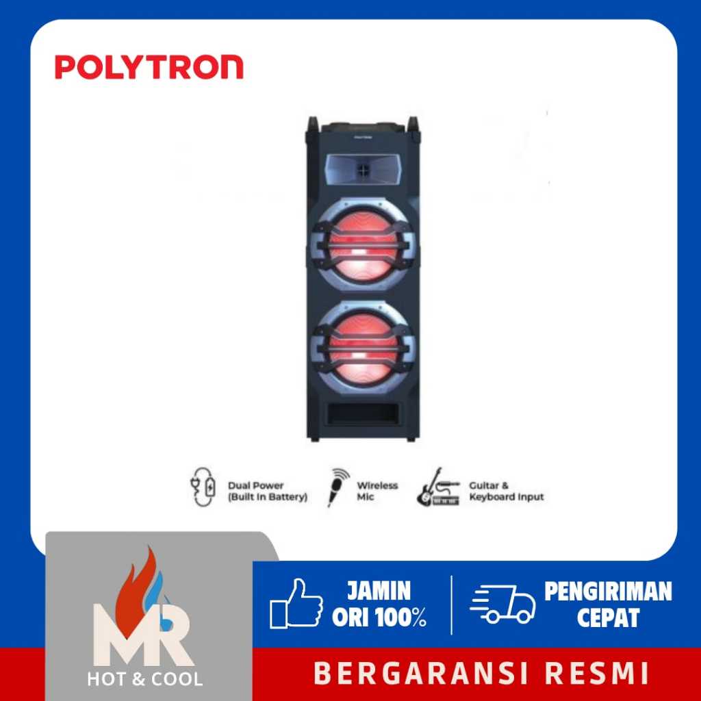 Jual POLYTRON Portable Speaker PTS2K25 / PTS 2K25 Bluetooth + Mic ...
