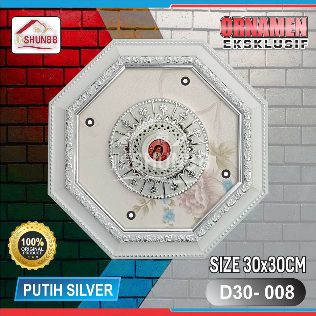 Jual Promo Akhir Pekan Ornamen Lampu PVC Ornamen Plafon PVC Fitting ...