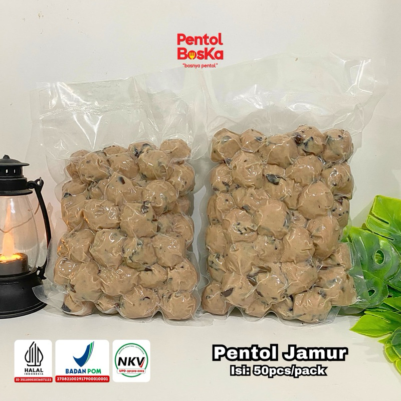 Jual PENTOL JAMUR BOSKA - PER PACK ISI 50 PCS FREE BUMBU KUAH BAKSO ...