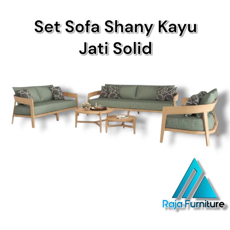 Jual Raja Furniture Set Sofa Shany Kayu Jati Solid | Shopee Indonesia