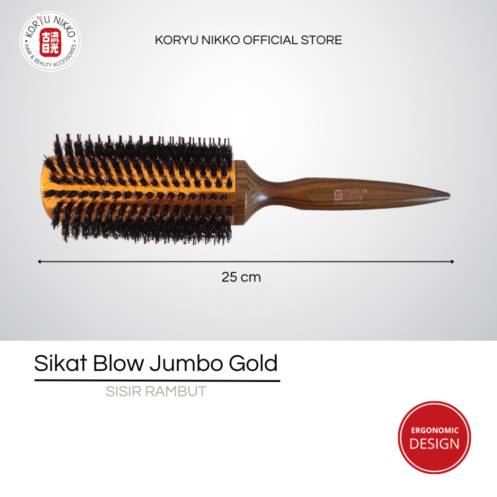 Jual Koryu Nikko - Sisir Blower Jumbo Gold | Shopee Indonesia