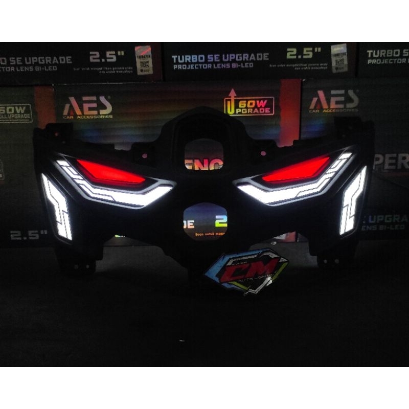 Jual LAMPU ALIS DRL FRAME LAZY EYES TRIPLE YAMAHA NMAX NEO TURBO ...