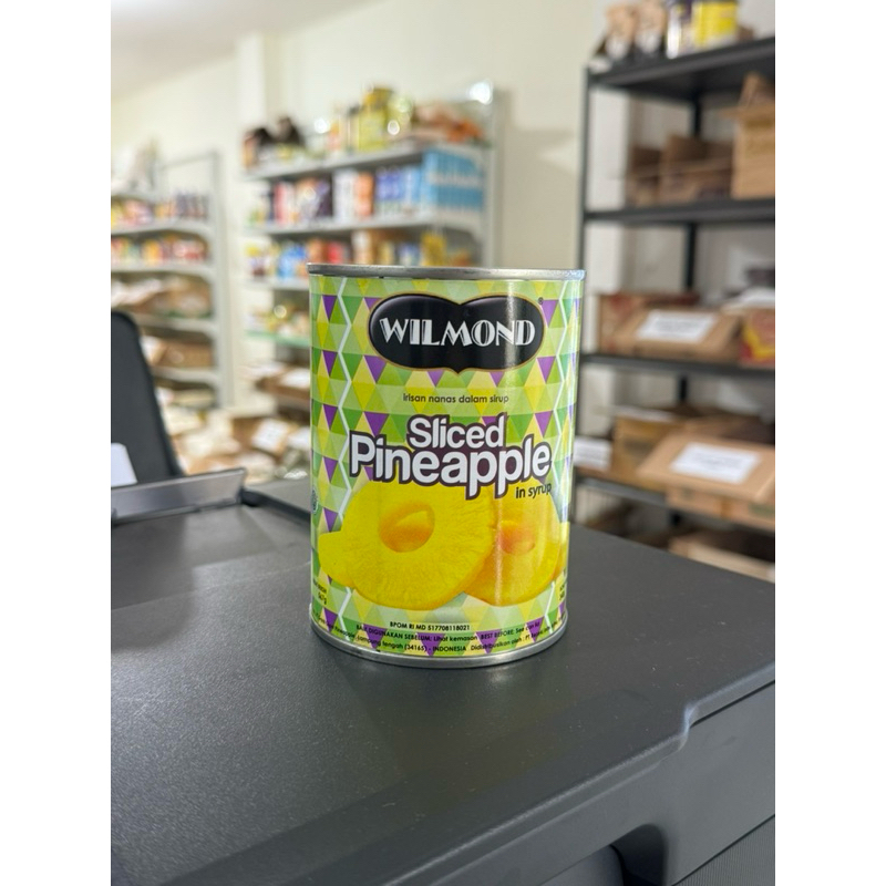 Jual WILMOND Slice pineapple in syrup / buah kaleng irisan nanas 567gr ...