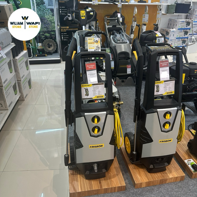 Jual Krisbow High Pressure Cleaner mesin air steam cuci mobil motor 170 bar | Shopee Indonesia