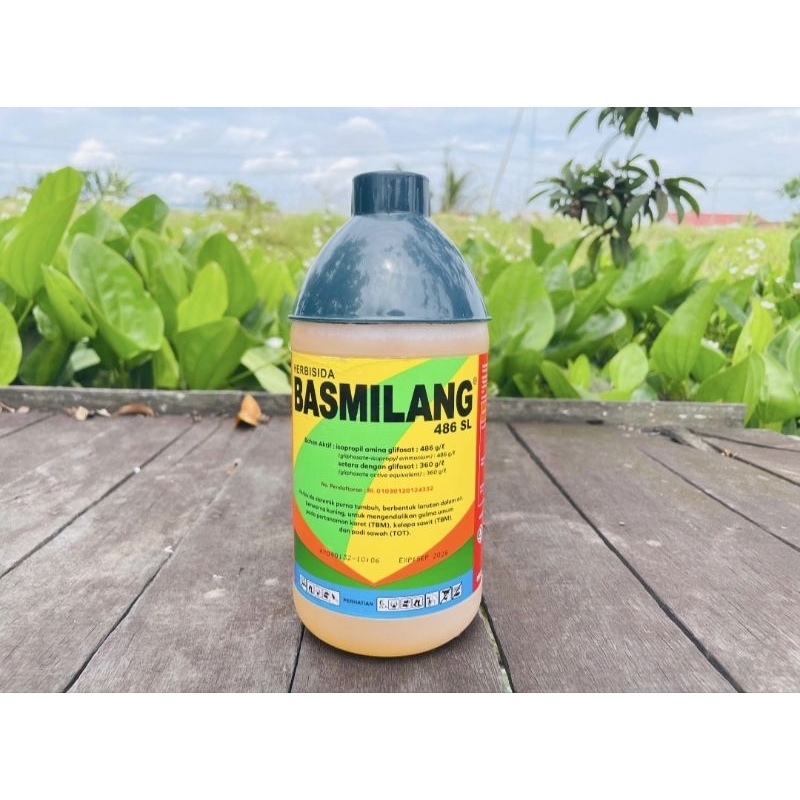 Jual herbisida Basmilang 486sl 1 liter obat kuning obat pembasmi rumput ...