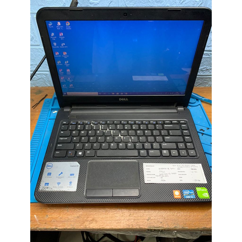 Jual Laptop Dell Inspiron 14 3421 | Intel Core i3, RAM 8GB, SSD 128GB ...