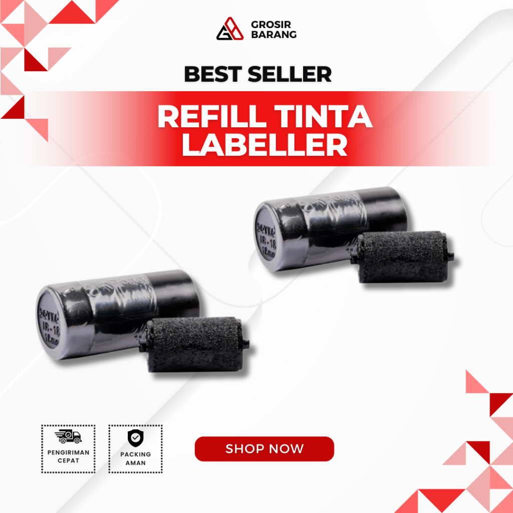 Jual Refill Tinta Labeller Ink Roll Tinta Isi Ulang Labeller Tembakan ...