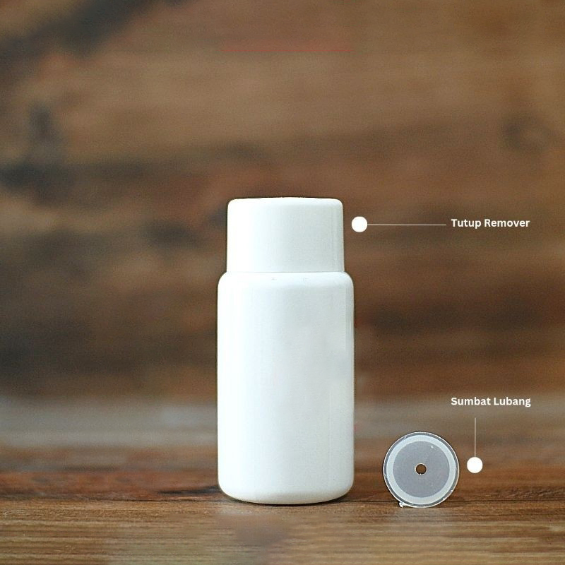 Jual Botol Toner 70ml Bening Putih / Botol Tubular 70ml Clear White ...