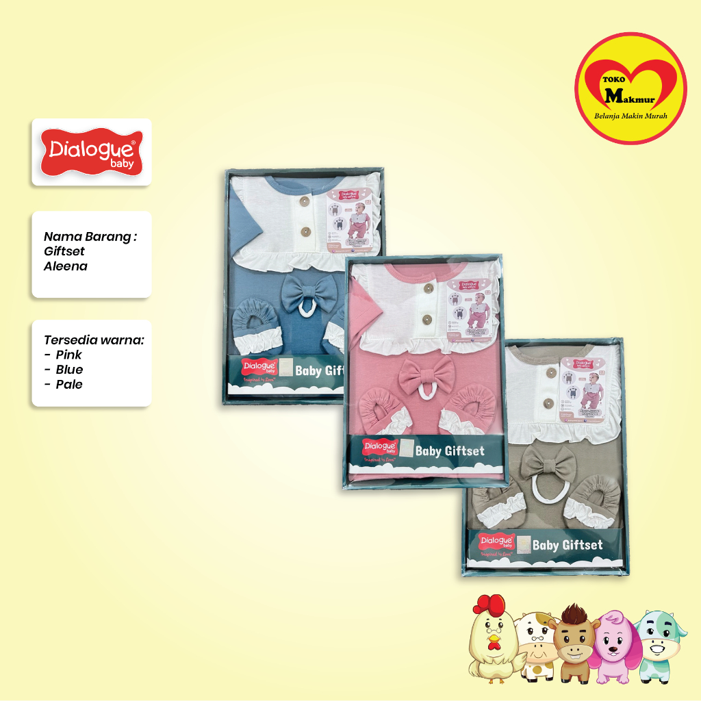 Jual Dialogue Jumper Baby Giftset Aleena DAG3008 / Toko Makmur Baby ...
