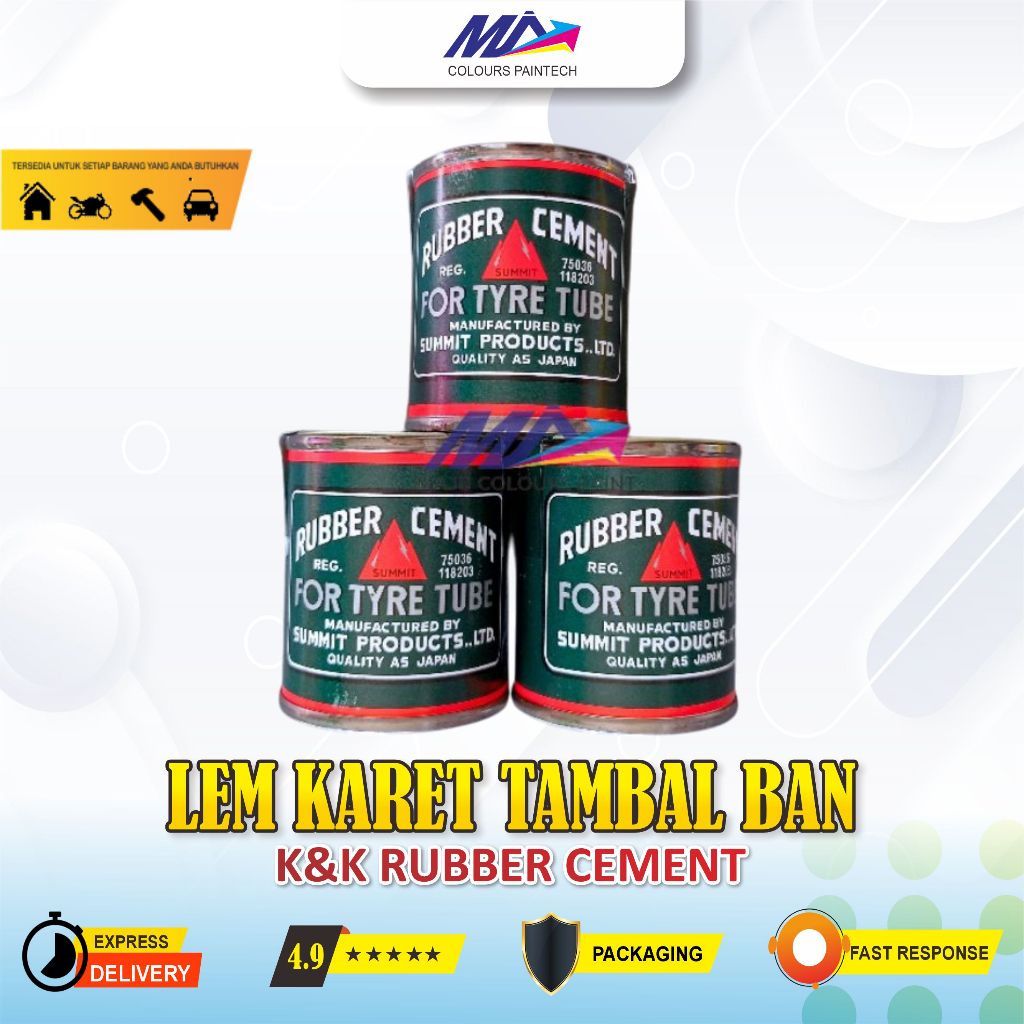 Jual LEM KARET TAMBAL BAN K&K RUBBER CEMENT | Shopee Indonesia
