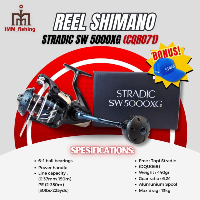Jual REEL SHIMANO STRADIC SW | Alat Gulungan Pancing | Spinning | Shopee Indonesia