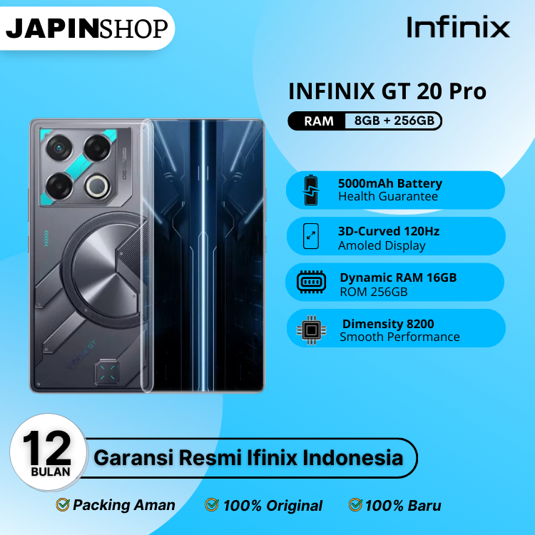 Jual Infinix GT 20 Pro NFC Ram 8/256GB Garansi Resmi INFINIX | Shopee Indonesia